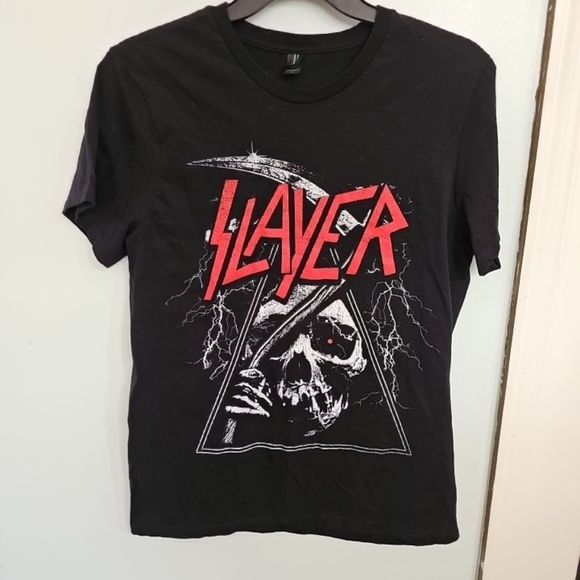 Bay Island | Shirts | Slayer Black Graphic Tshirt | Poshmark